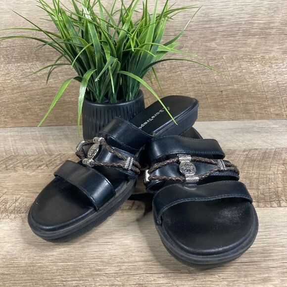 BareTraps | Shoes | Baretraps Bernie Womens Black Strappy Braided ...